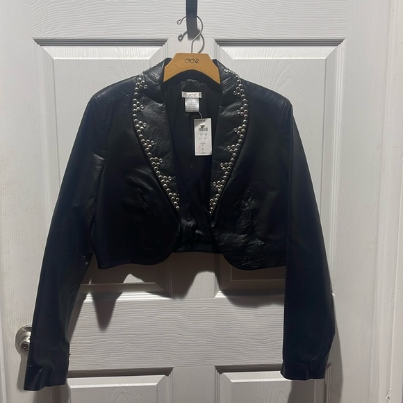 Cache | Jackets & Coats | Vintage Cache Leather Never Worn Kept In ...